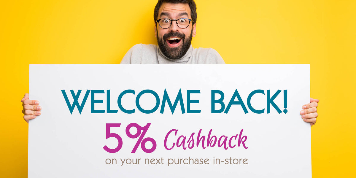 Welcome back - 5% cashback — Bow & Ribbon