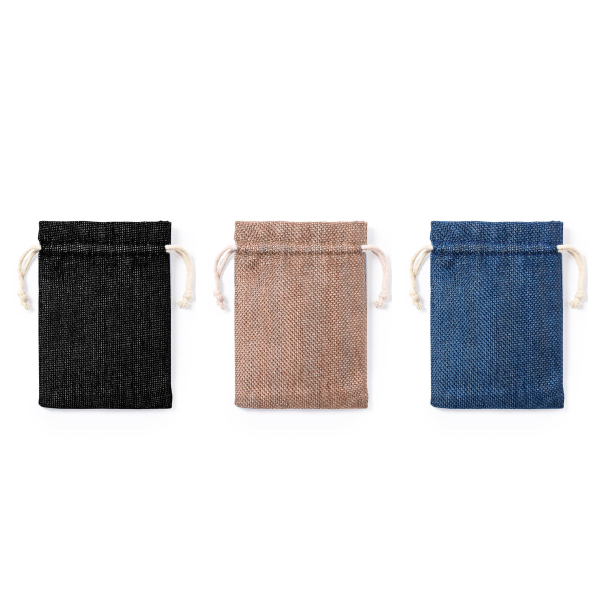 Nature Finish Drawstring Bag 10 x 14cm — Bow & Ribbon