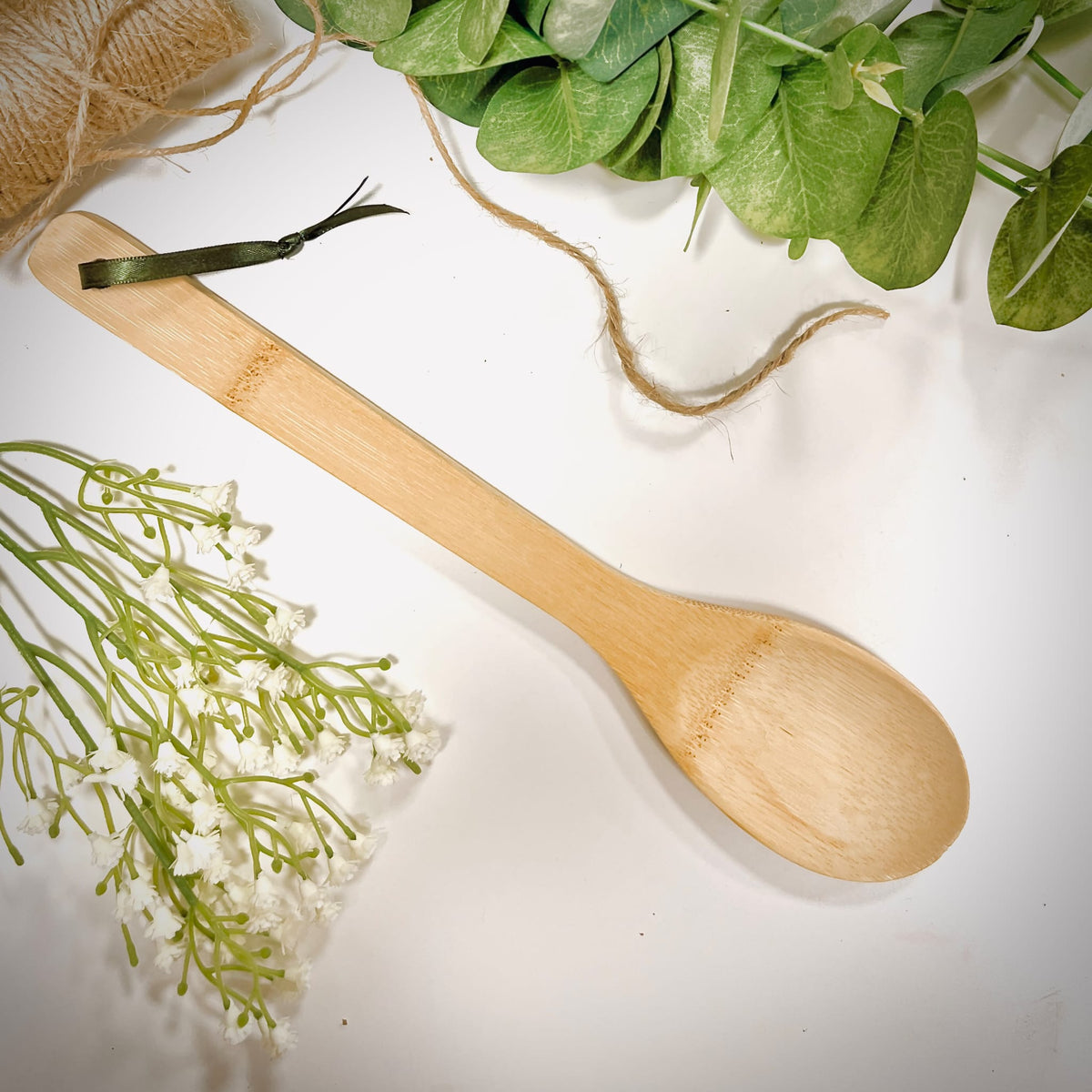 Bamboo Wooden Spoon — Bow & Ribbon
