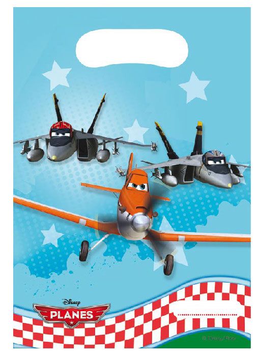 Planes Party Loot Bags — Bow & Ribbon
