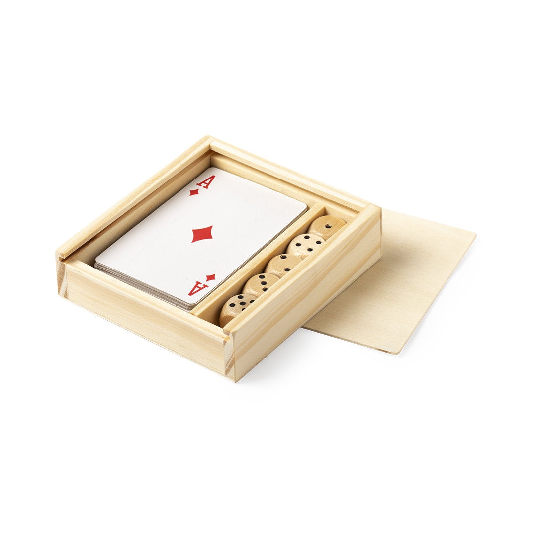 Cards and Dice Game Set — Bow & Ribbon